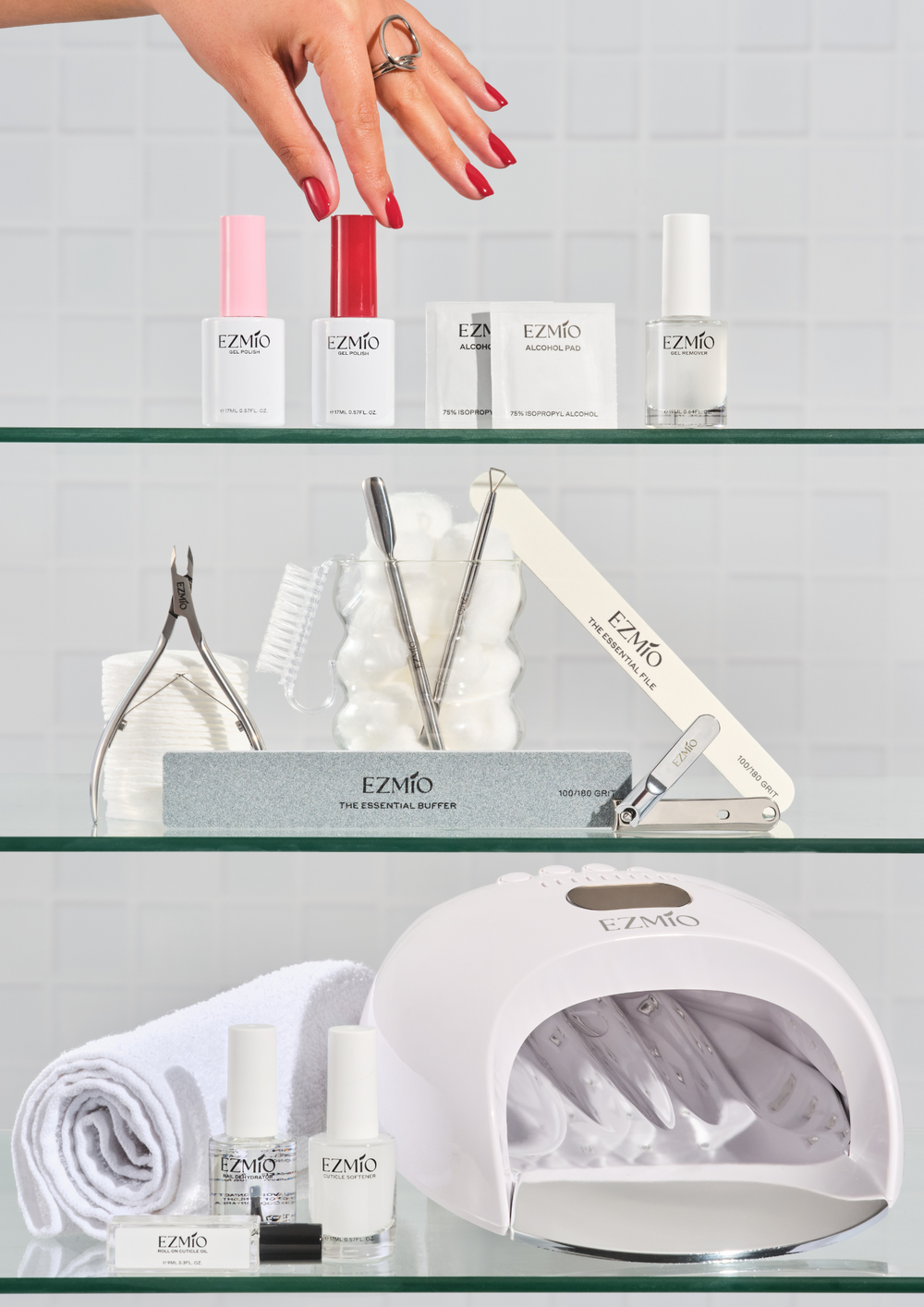 Pro Gel Nail Kit | Salon-Grade Results at Home - Ezmio Beauty