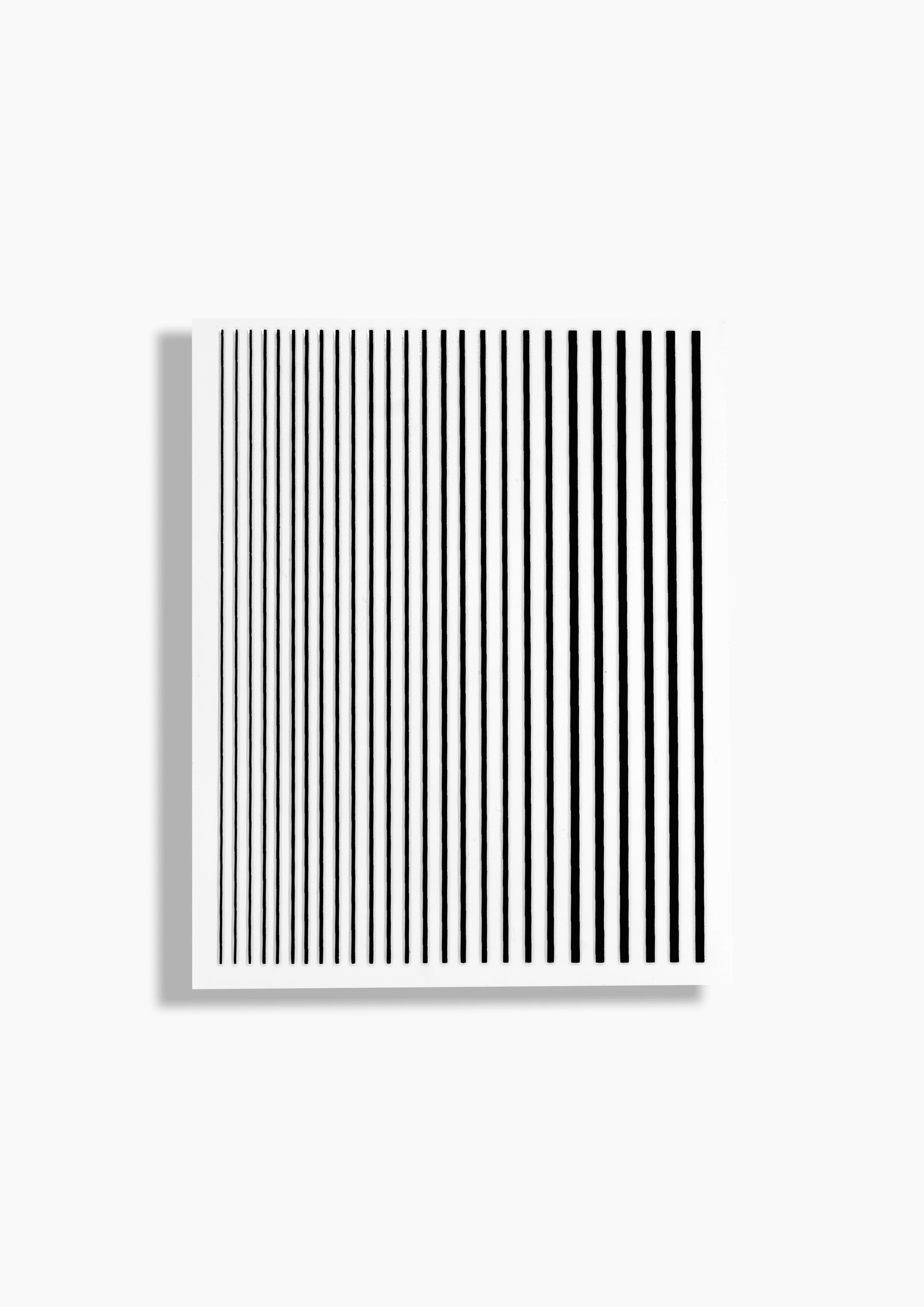 Line Nail Art Stickers in Black